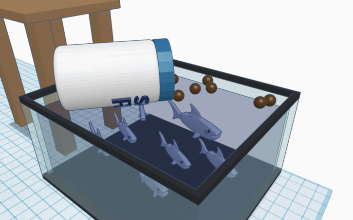 Feed the Fish Challenge - Tinkercad
