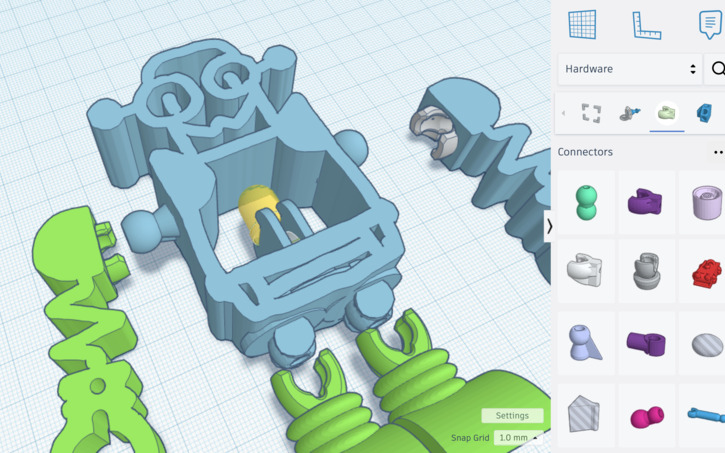 Joints and Sockets Challenge - Tinkercad