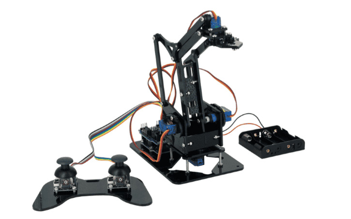 Circuit design Braço robotico com Joystick (Robot arm with Joystick ...