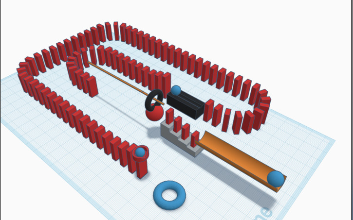 3D design Dominos - Tinkercad