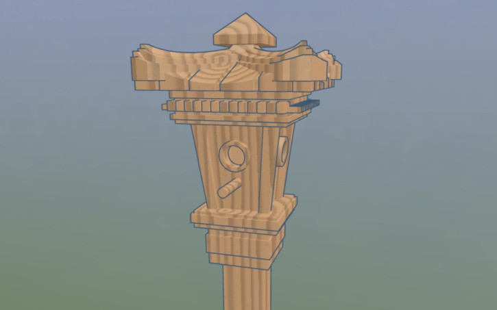 3D design Pagoda Birdhouse - Tinkercad
