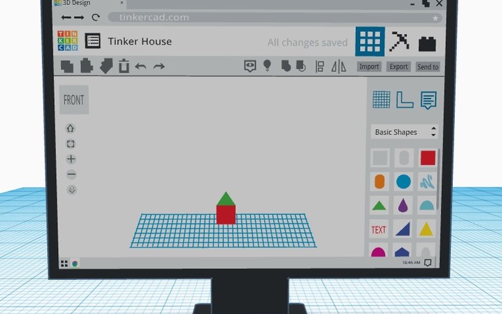 3D design Tinkerdesk - Tinkercad