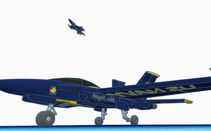 3D design US NAVY BLUE ANGEL - Tinkercad