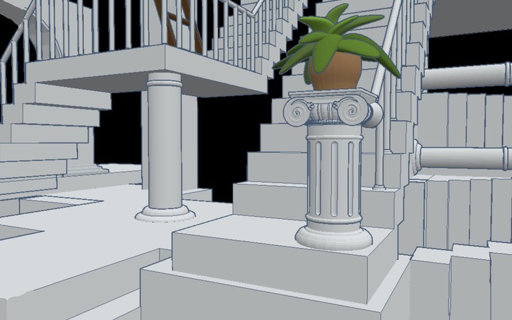 3D design M.C. Escher Construction - Tinkercad