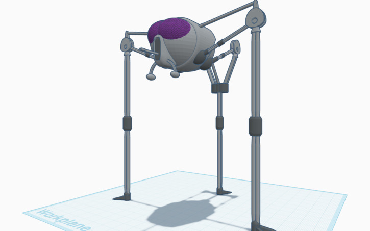 3D design Martian Scouting Machine (Jeff Wayne War of The Worlds ...