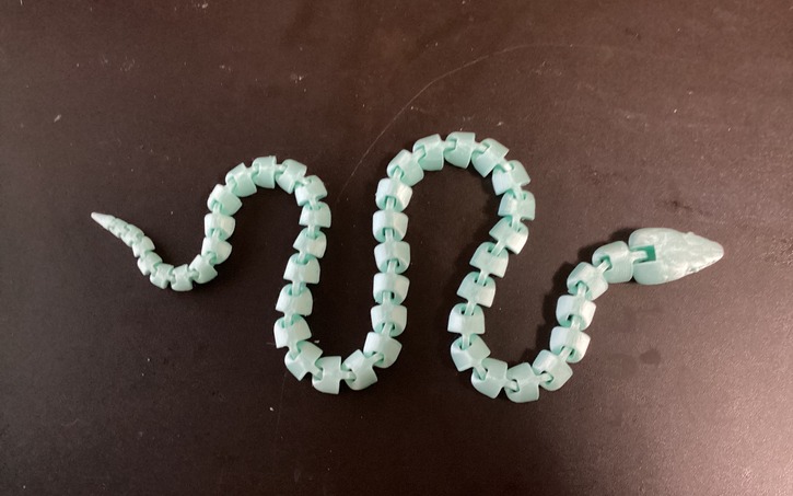 3D design Articulated Snake - Tinkercad
