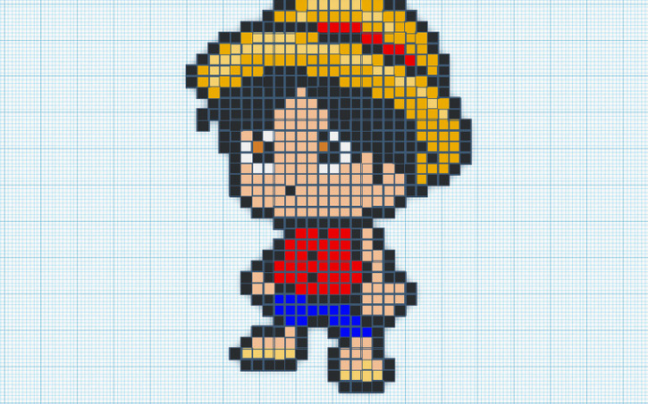 3D design One piece luffy - Tinkercad
