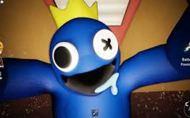 3D design Blue (rainbow friends by Gasblaster2t) - Tinkercad