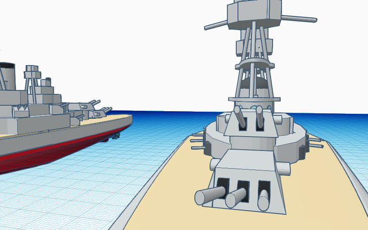 3D design Battleships - USS Arizona, USS Oklahoma, and USS Nevada ...