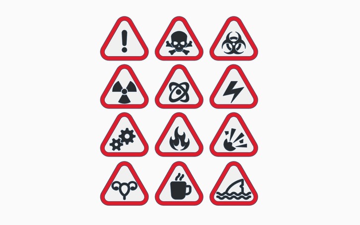 3D design Warning Signs - Tinkercad