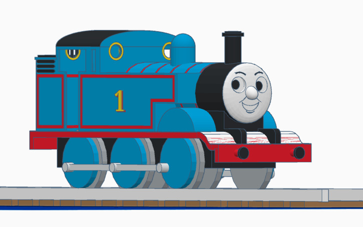 3D design OLD Pilot Thomas The Tank Engine - Tinkercad