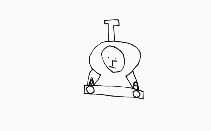 3D design Blue Saddle Tank Engine - Tinkercad