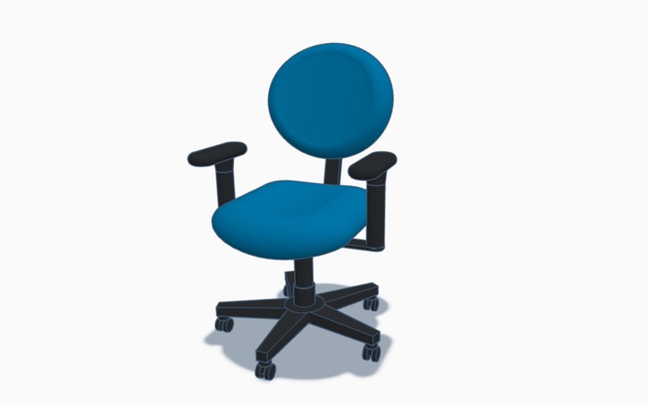 3D design Office Chair - Tinkercad