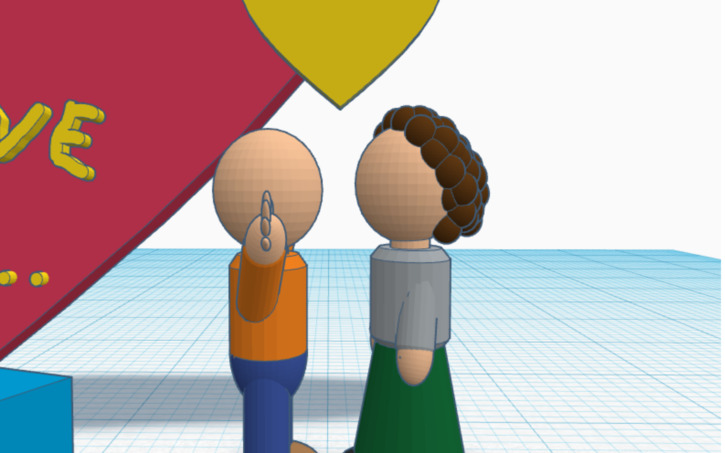 3D design Valentine's Day - Tinkercad