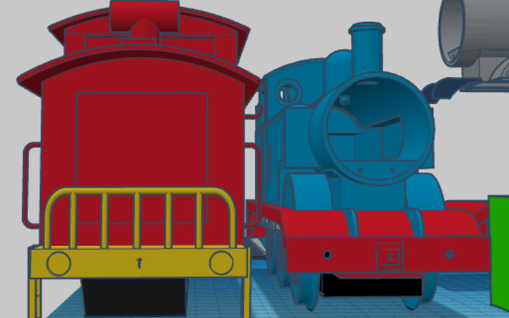 3D design Gauge 1 Thomas The Tank Engine Mk1 - Tinkercad