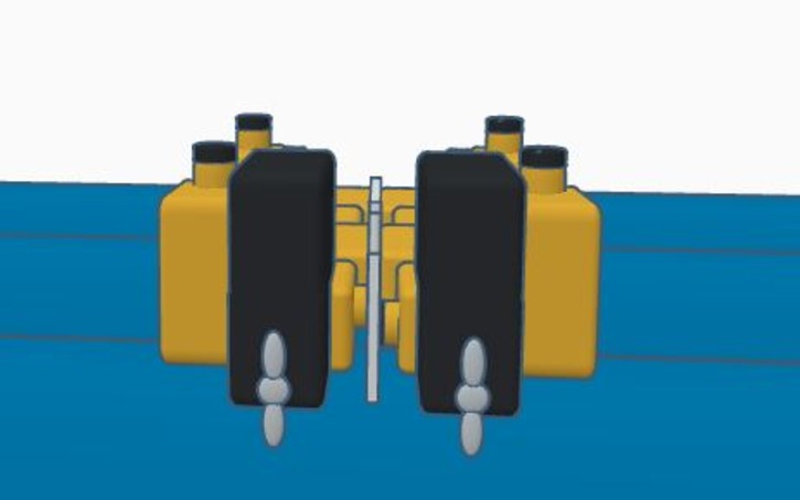 3D design My 1st entry of Boats Challenge Open Water--Plastic cane ...