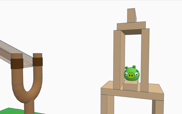 3D design Angry Birds - SIM LAB - Tinkercad