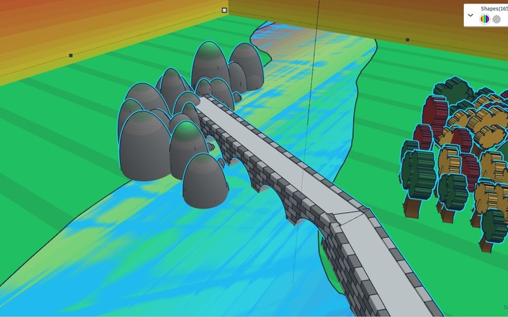 3D design The Season's Landscape - Tinkercad