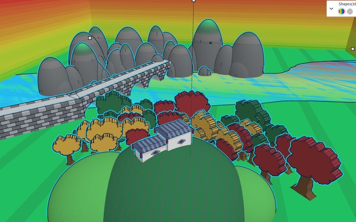 3D design The Season's Landscape - Tinkercad