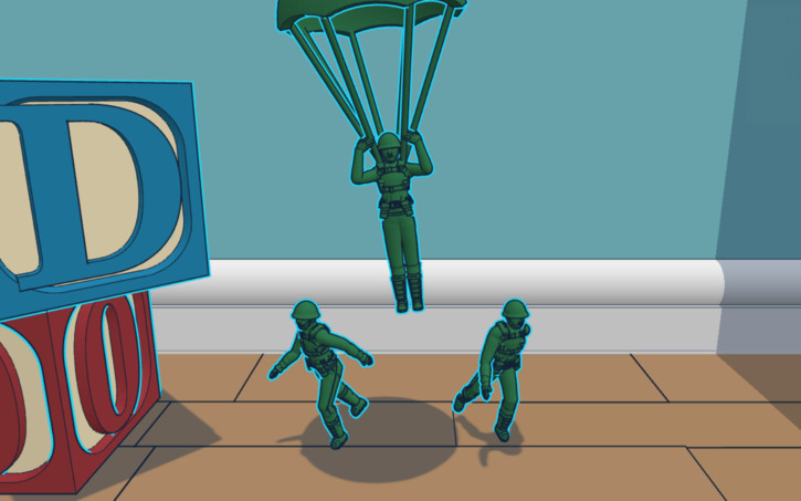 3D design Toy Soldiers - Tinkercad