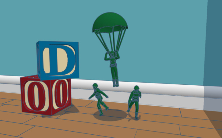 3D design Toy Soldiers - Tinkercad