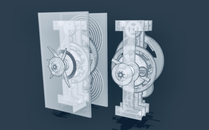 3D design Antikythera Mechanism - Tinkercad