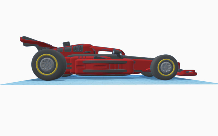 3D design My 2nd attempt at a F1 Concept Car - Tinkercad