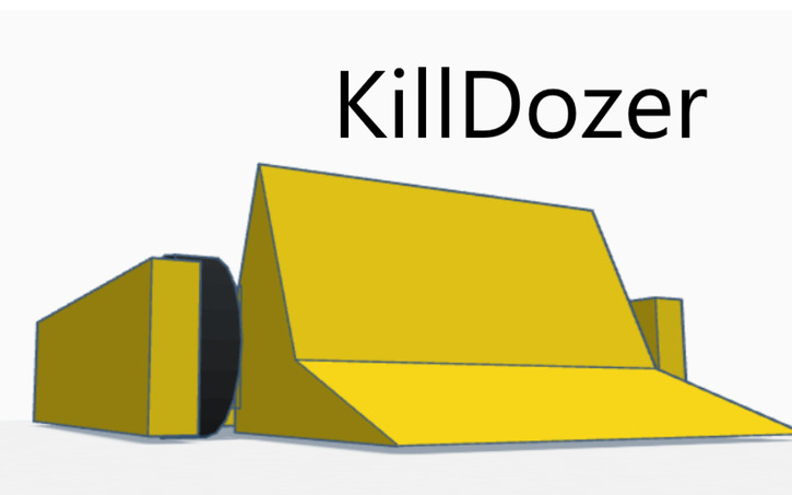 3D design KillDozer - Tinkercad