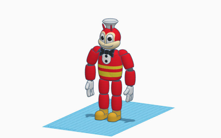 3D design Jollibee - Tinkercad