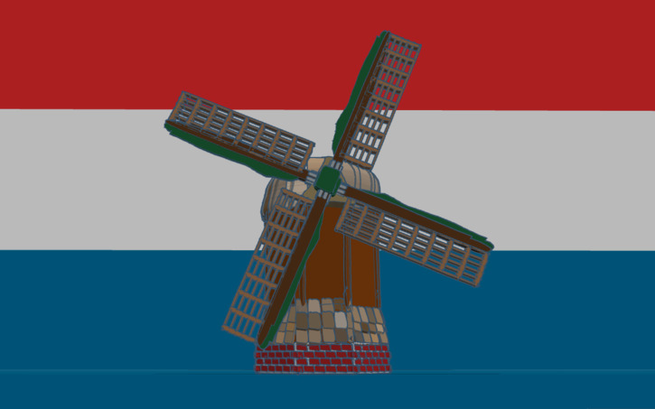 3D design Scribble Windmill - Tinkercad