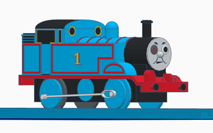 3D design Terminator Thomas The Tank Engine - Tinkercad