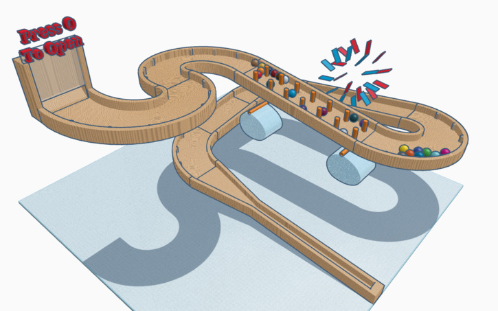 3D design Marble Race - SIM LAB - Tinkercad
