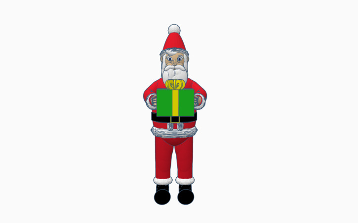 3D design Santa Claus - Tinkercad