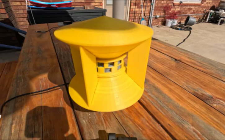 3D design Federal Signal SD-10 Siren (130 Motor Size) - Tinkercad