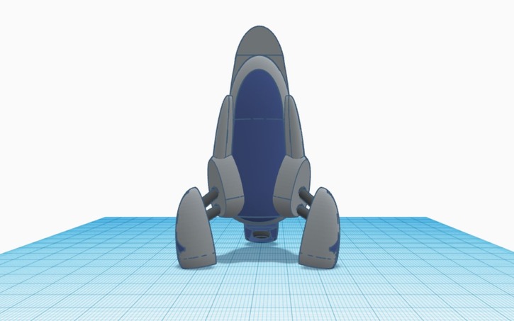 3D design The probe ship - Remastered version - Tinkercad