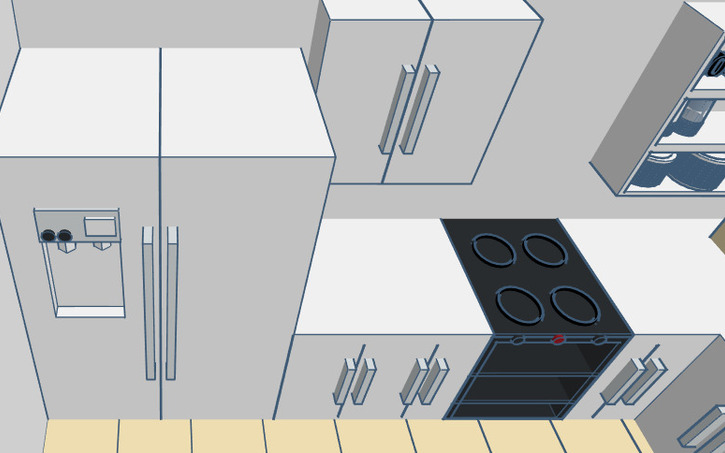 3D design Kitchen - Tinkercad