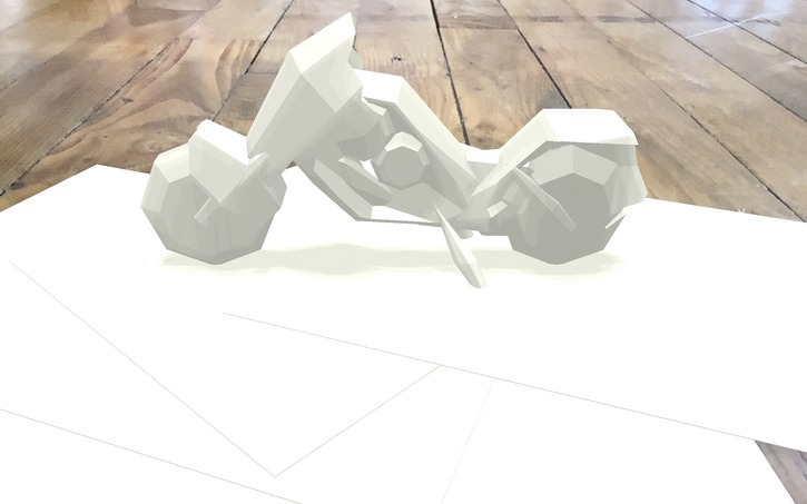 3D design Paper bike - Tinkercad