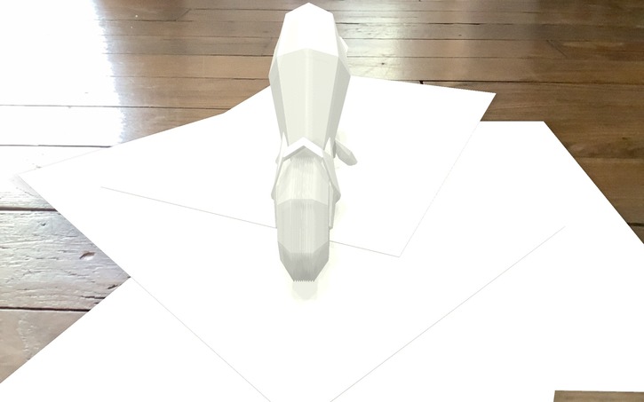 3D design Paper bike - Tinkercad