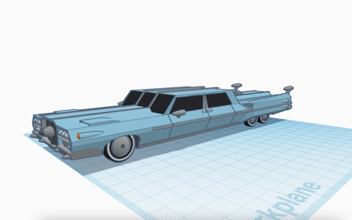 3D design Fallout styled car "2077 Corvega Atomic Rocket" - Tinkercad