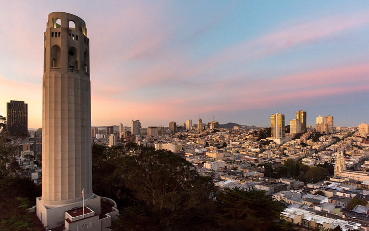 3D design Coit Tower - Tinkercad