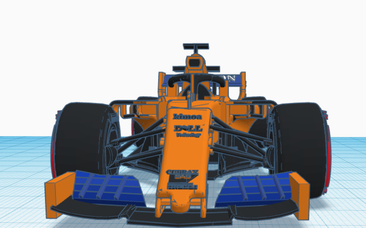 3D design Mclaren f1 2019 - Tinkercad