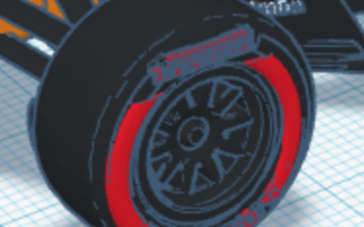 3D design Mclaren f1 2019 - Tinkercad
