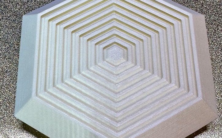 Codeblock design Print in place Mesmerizing Hex Fidget Toy - Tinkercad
