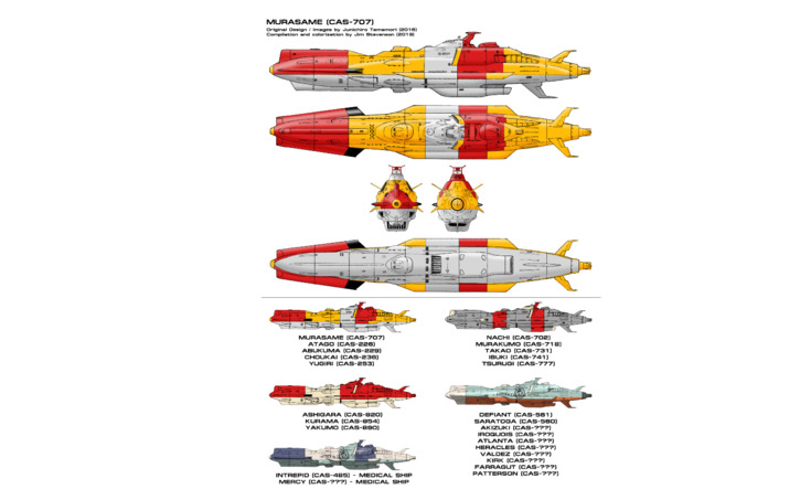 3D design Murasame-class Cruiser (Space Battleship Yamato: 2199 ...