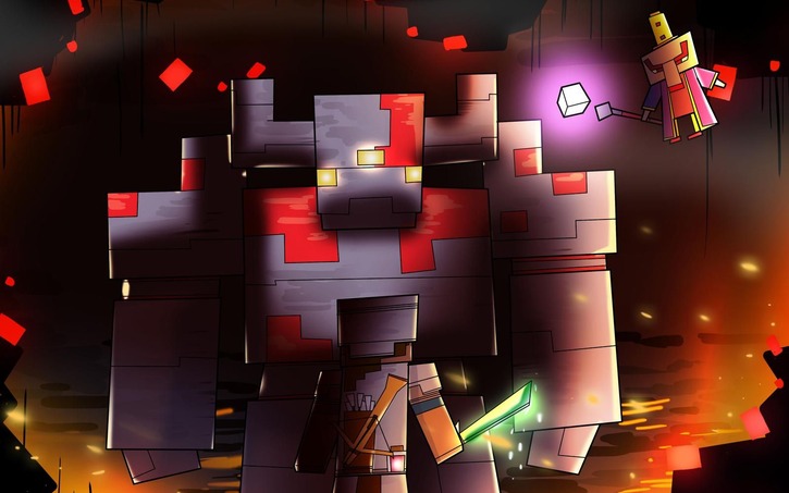 3D design Minecraft dungeons - armas - Tinkercad