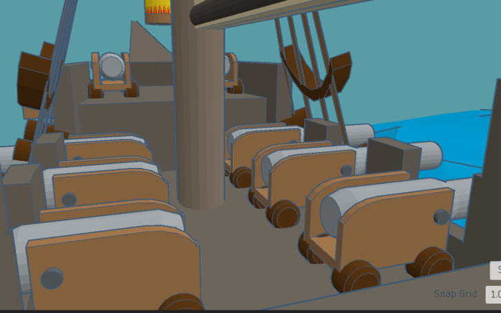 3D design Pirate Ships - The Willow - Tinkercad