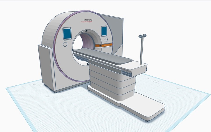 3D design CT Scanner - Tinkercad