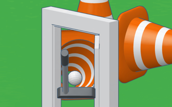 3D design Pop-Up Mini Golf - Tinkercad