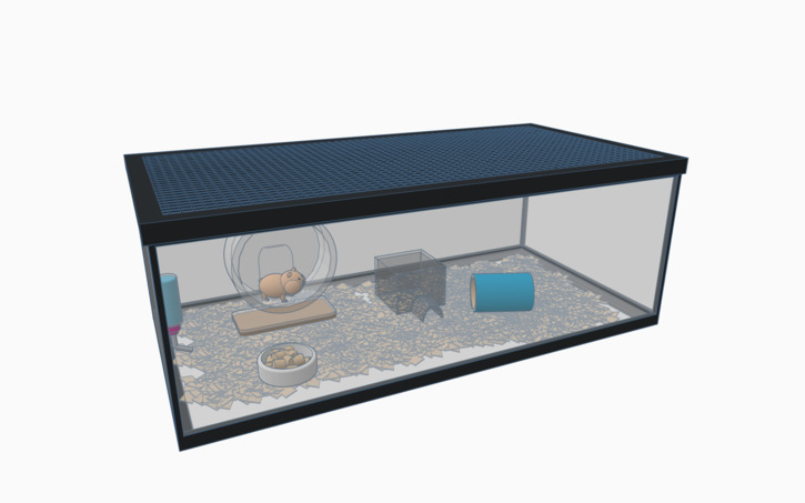 3D design hamster cage - Tinkercad