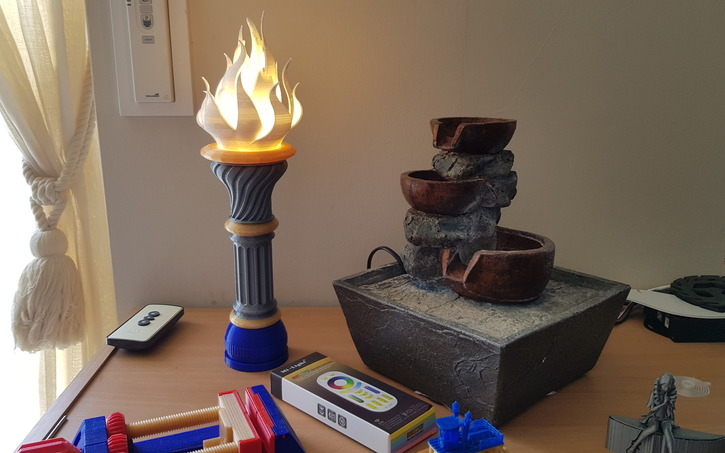 3D design Torch lamp - Tinkercad